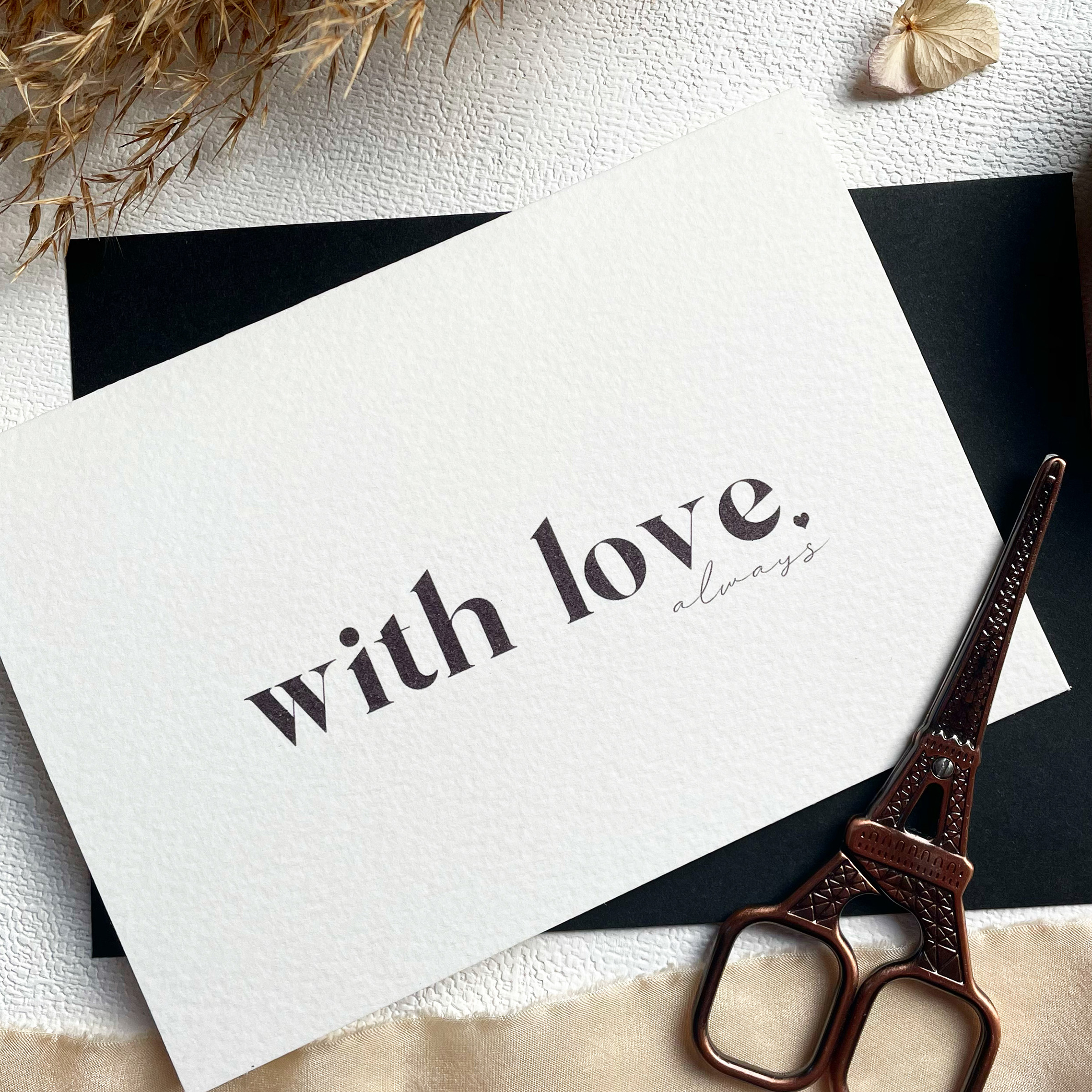 With Love Always Card - Hello Snowflake Designs